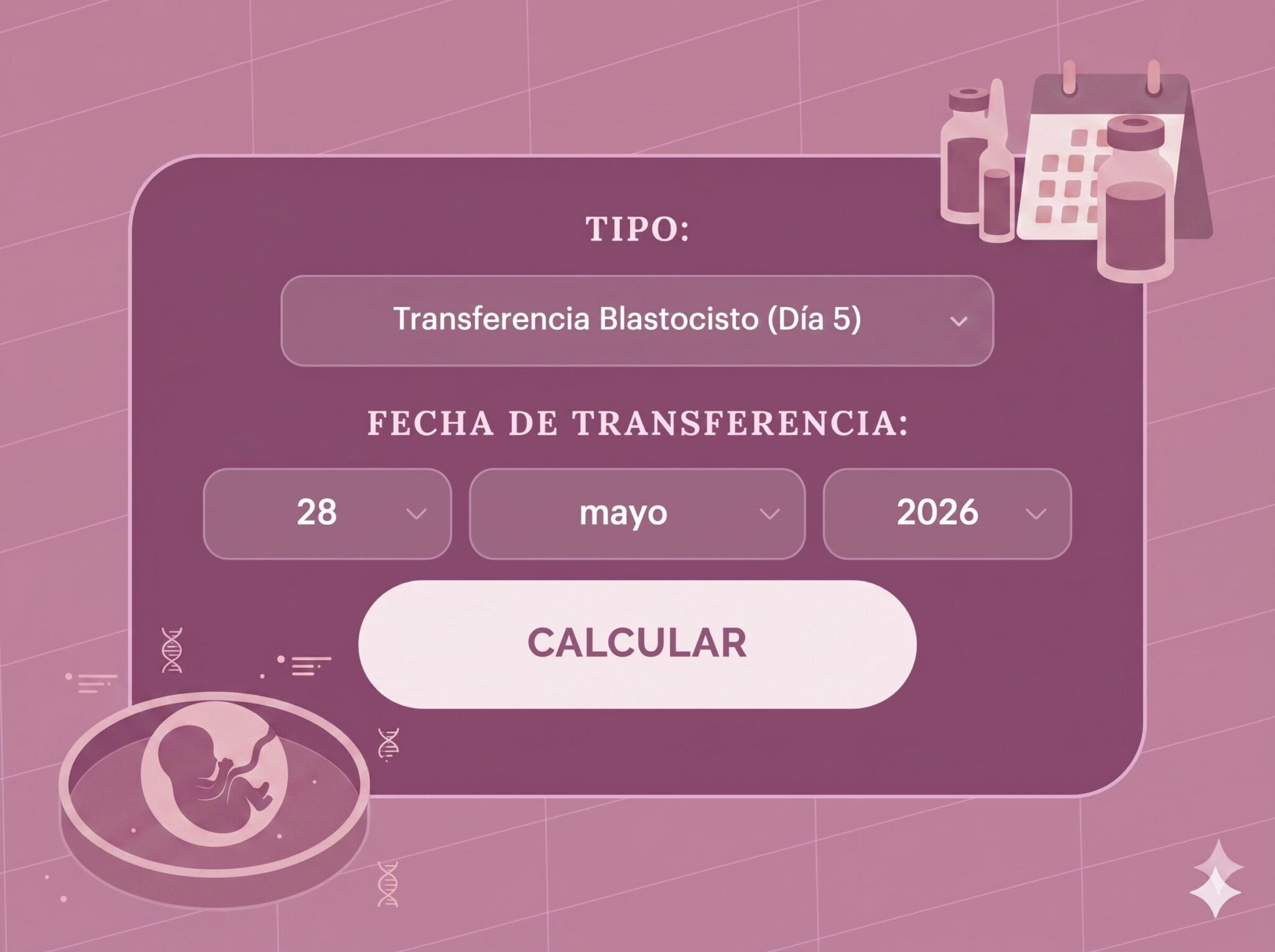 Calculadora de fecha de parto FIV | Next Fertility